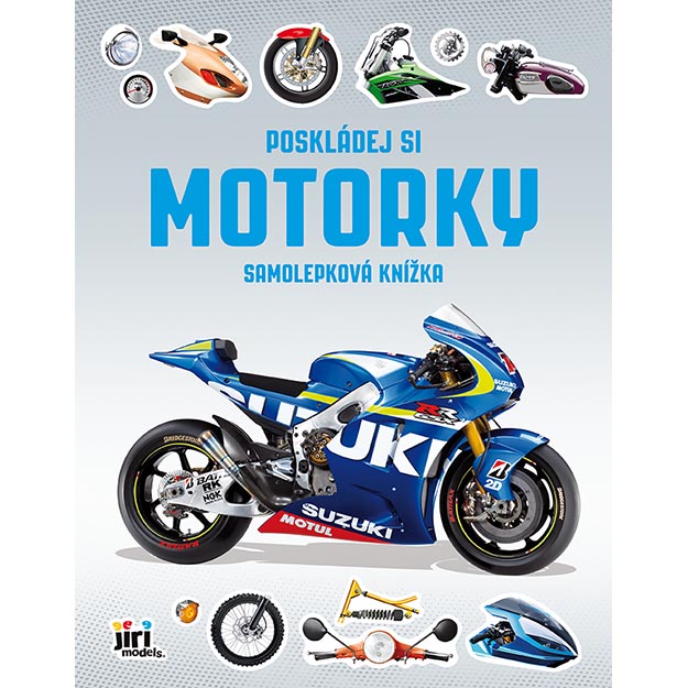 Samolepková knížka, Poskládej si motorky- Inky papírnictví