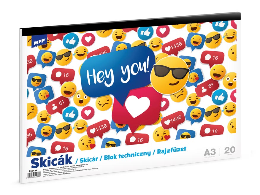 Skicák MFP A3/20 listů- Inky papírnictví