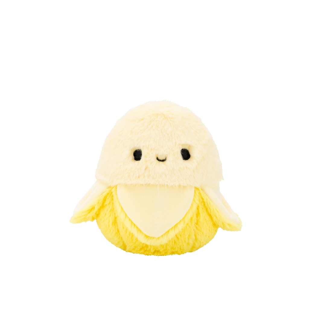 SQUISHMALLOWS Fuzzamallows Banán - Junie, 13 cm- Inky papírnictví
